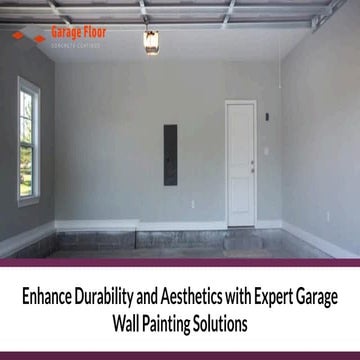 Enhance Durability and Aesthetics with Expert Garage Wall Painting ...