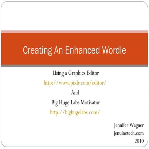 Enhanced Wordle | PPT | Desktop Publishing | Computer Software and ...