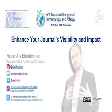 Enhance Your Journal’s Visibility and Impact | PDF