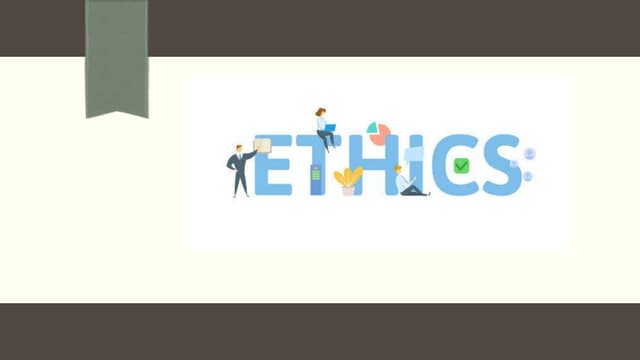 Ethics- Chapter 2 moral agent of morality | PPTX