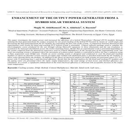 Enhancement of the output power generated from a | PDF