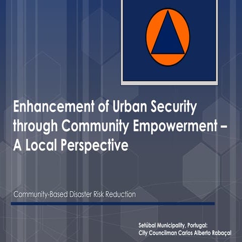 Enhancement of urban security | PPTX