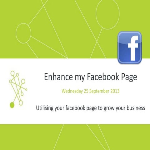 Create my business Facebook page presentation | PPTX
