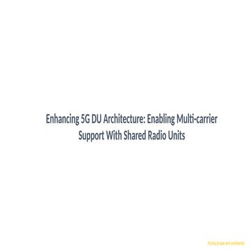 5 g ran architcture | PDF