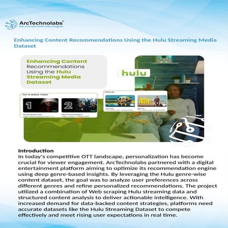 Enhancing Content Recommendations Using the Hulu Streaming Media Dataset.pptx