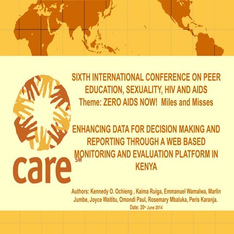 ENHANCING DATA FOR DECISION MAKING AND REPORTING THROUGH A WEB BASED ...