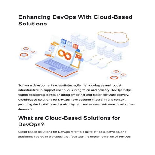 Enhancing Devops With Cloud Based Solutionspdf
