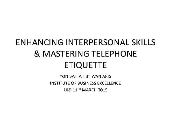 Top 10 Communication Skills and their importance | PPTX