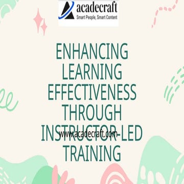 Empowering Learning Through Instructor-Led Training.pptx