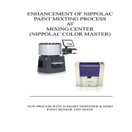 Enhancing nippolac paint mixturing process based on qm standards (autosaved) | PDF