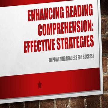 Enhancing Reading Comprehension and Strategies.pptx