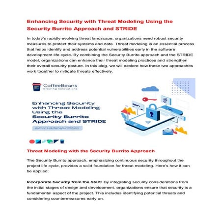 Enhancing Security with Threat Modeling Using the Security Burrito Approach and STRIDE.pdf