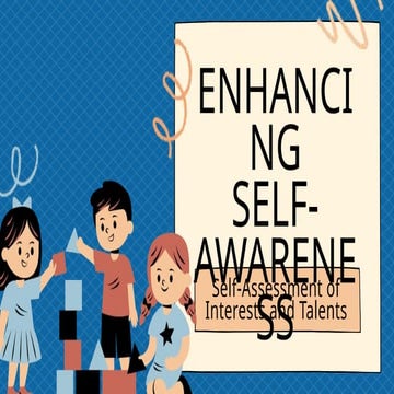 ENHANCING SELF AWARENESS Tool 2-CAREER GUIDANCE | PPTX
