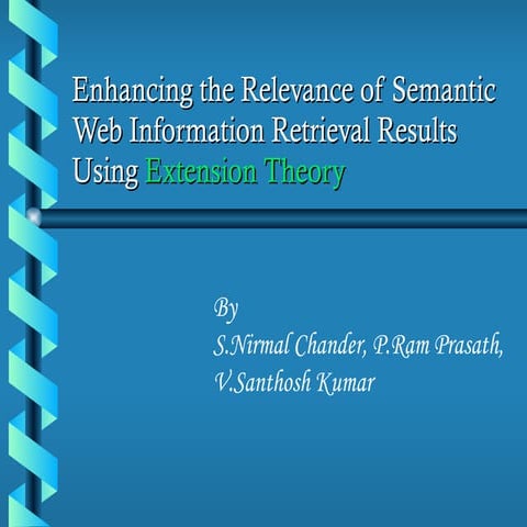 Enhancing Semantic Mining Ppt Databases Computer Software And