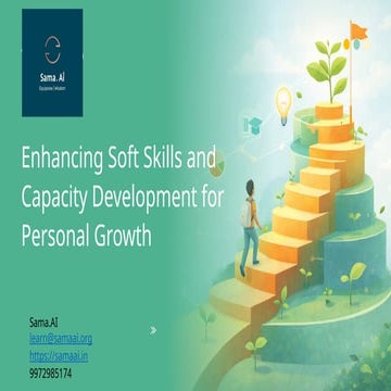 Enhancing Soft Skills and Capacity Development for Personal Growth | PPTX