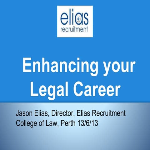 7 Skills for a Successful Law Career | PPTX