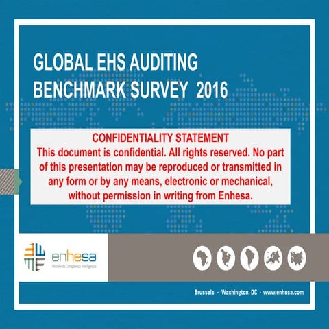 Global EHS Auditing Benchmark Survey 2015 | PDF