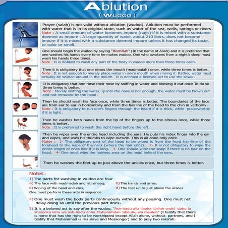 En how to perform ablution | PDF