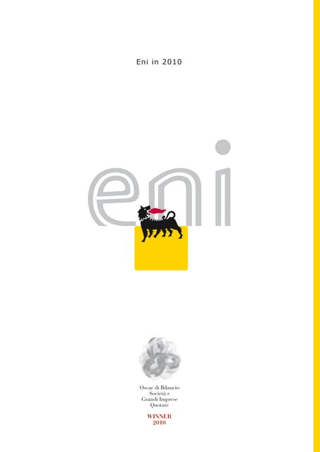 Eni Fact Sheet, Oct 2010 | PDF