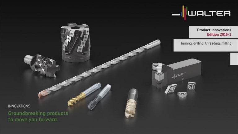 Walter Tools - Precision tools product innovations 2016-1 turning, dr…