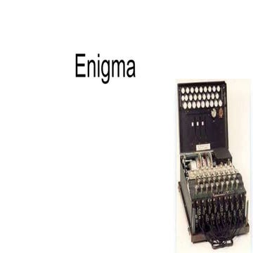 Enigma | PPT | Download Gratuito
