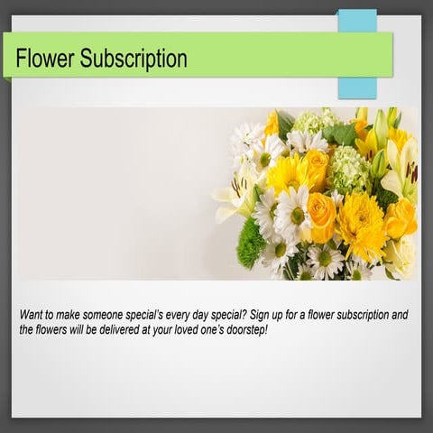 Flower Subscription | PPT