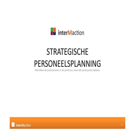 Strategische PersoneelsPlanning | PDF