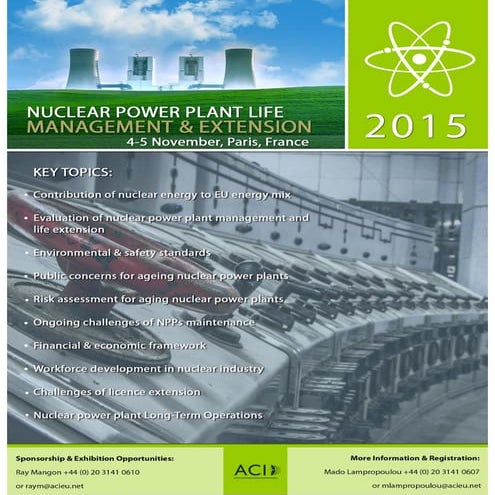 ACI's Nuclear Power Plant Life Management & Extension. | PDF
