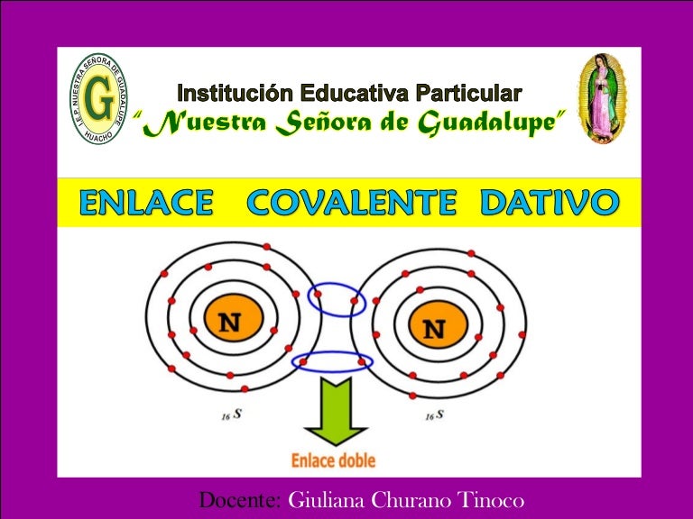 Enlace covalente dativo metálico