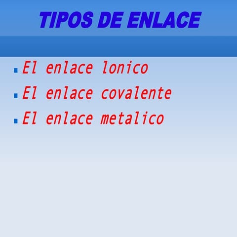 Enlaces quimicos | PPT
