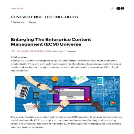 Enlarging the enterprise content management (ecm) universe | PDF