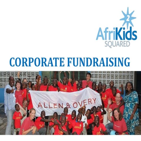 AfriKids - Corporate Fundraising | PPTX