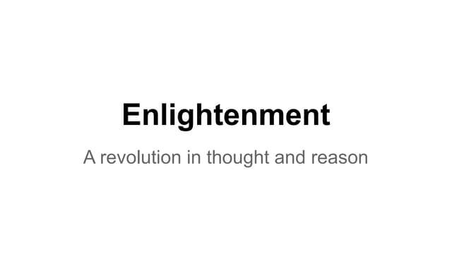 Age of enlightenment powerpoint | PPT