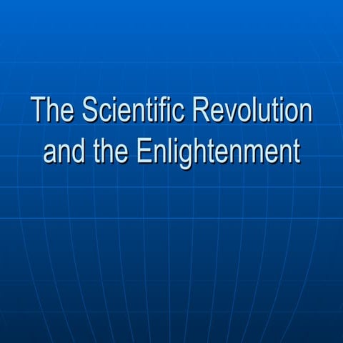 Enlightenment and Scientific Revolution | PPT