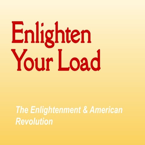 The enlightenment power point | PPT