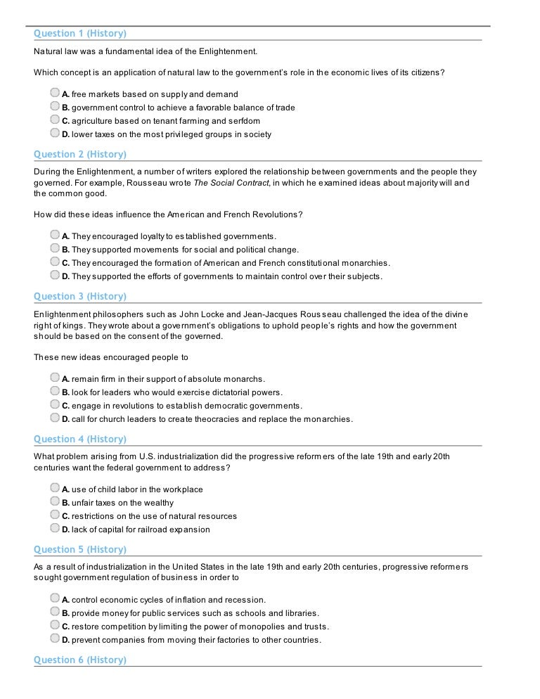 Enlightenment Questions And Answers