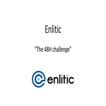 Enlitic - 24h challenge | PPT