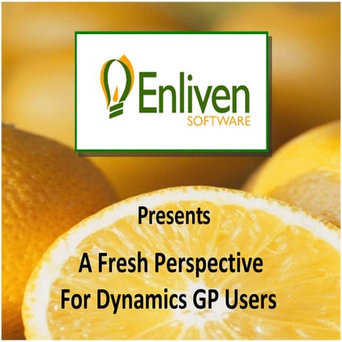 Enliven presentations