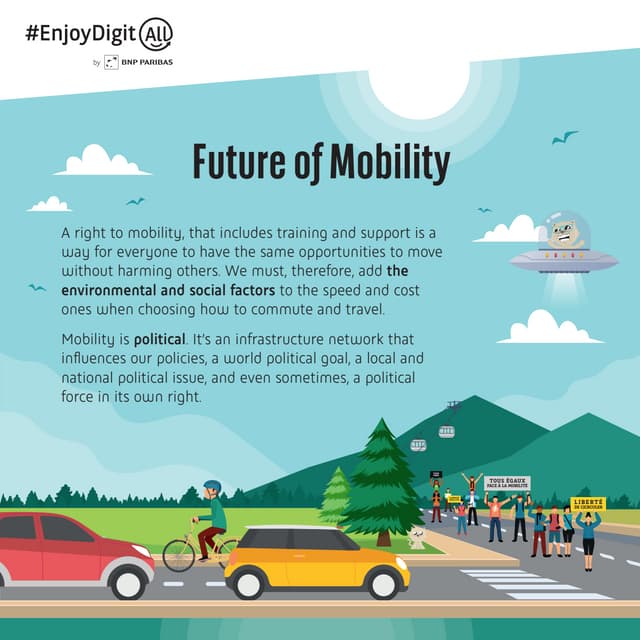 Future of mobility - An Infographic #EnjoyDigitAll by BNP Paribas | PDF