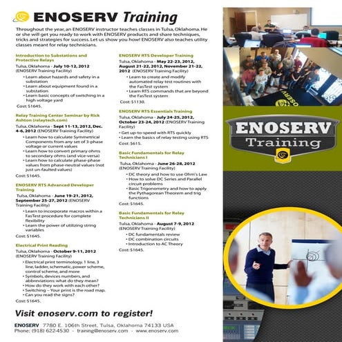 Enoserv Training | PDF
