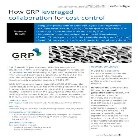 enParadigm Case Study - GRP | PDF
