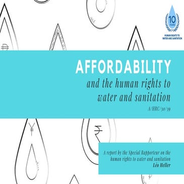 Affordability and the human rights to water and sanitation | PDF ...