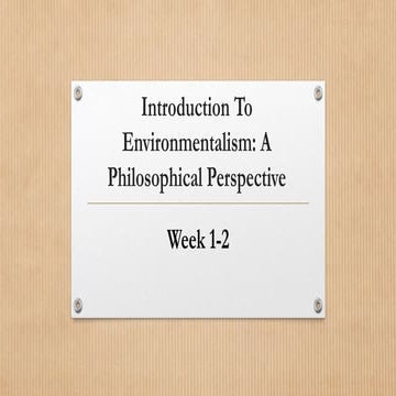 IB ESS Chapter 7.Environmental Value System | PDF