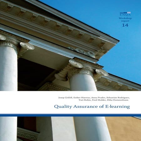 QA in blended and online education: Adapting QA Methodologies to the ...