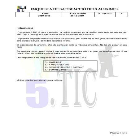 Enquesta inicial alumnes | DOC