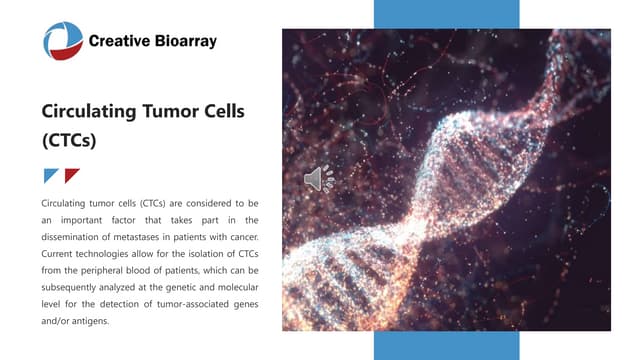 Enrichment Isolation And Characterization Of Ctcs Pptx