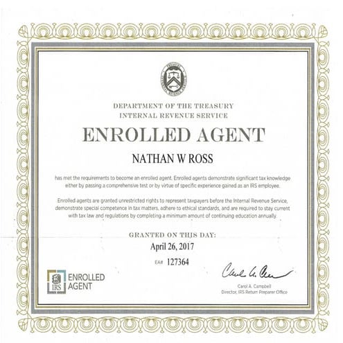 Enrolled agent (EA) Issued 2017 | PDF