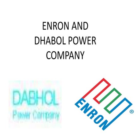 Enron controversy | PPTX