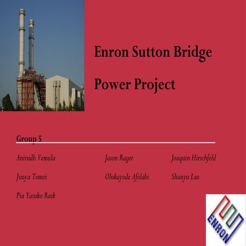 Enron Sutton Bridge Power Project | PPT