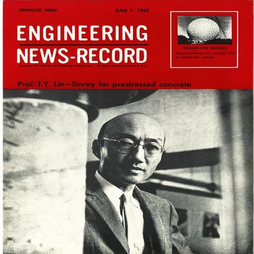 Engineering News-Record - T.Y. Lin - Envoy for prestressed concrete | PDF